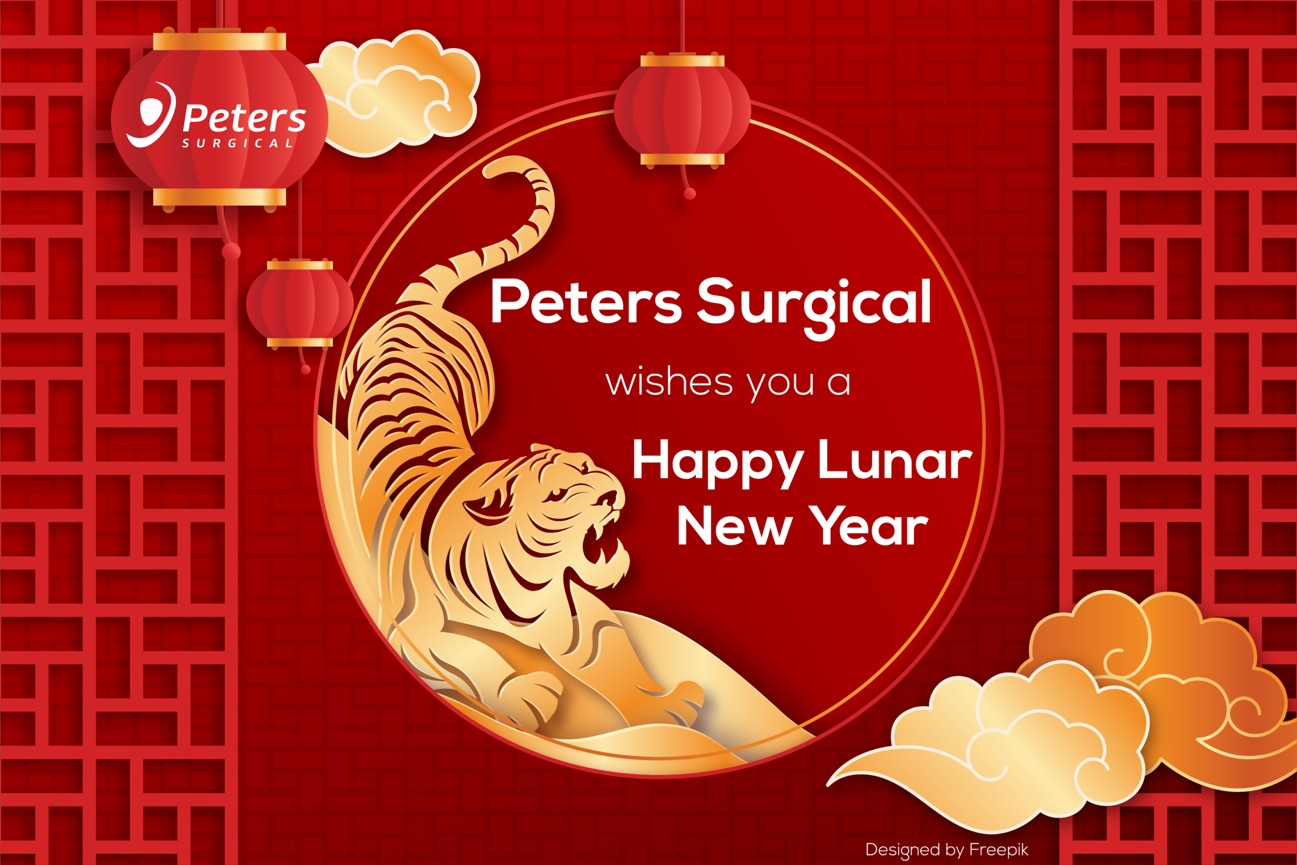 Happy Lunar New Year 2022 - Peters Surgical Worldwide